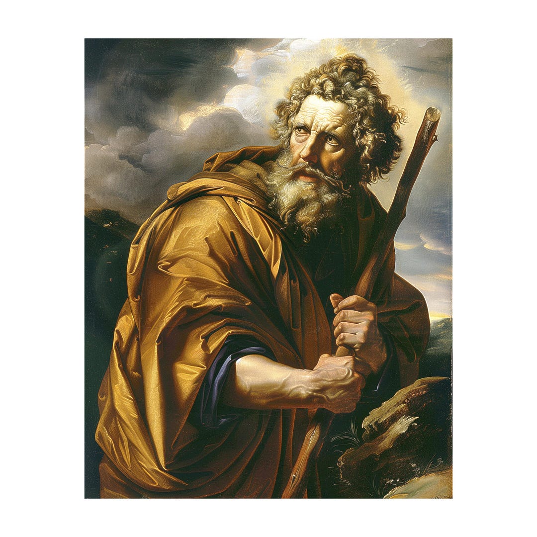 Baroque Moses Portrait: Biblical Fine Art Giclee Print for Christian ...