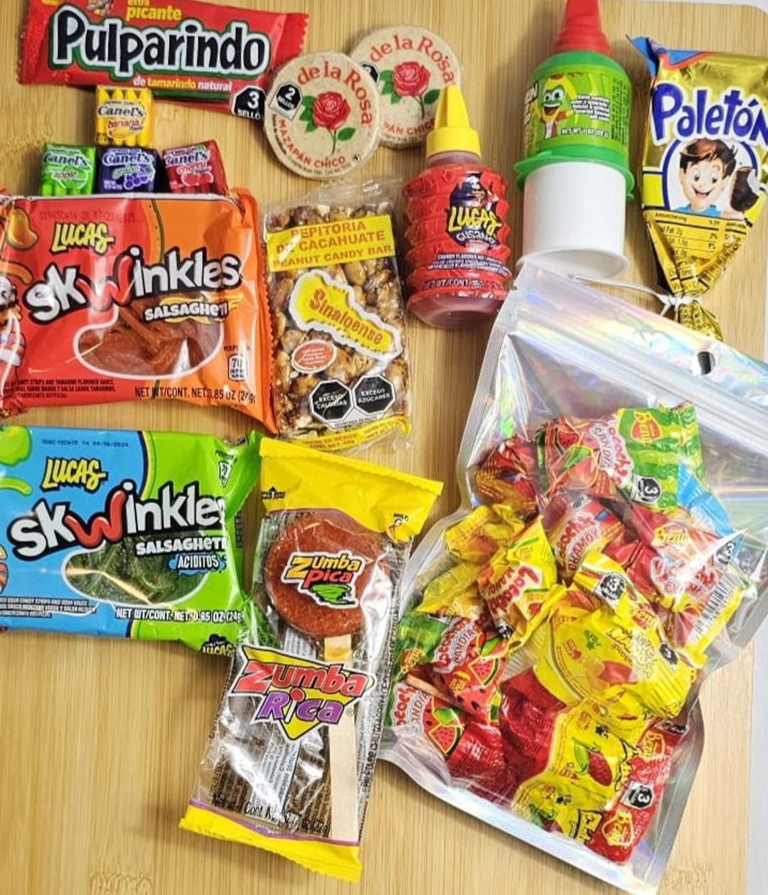 2ozmixbag FREE For1st10 Mexican Candy Mix Lucas Skwinkles Spaguetti ...