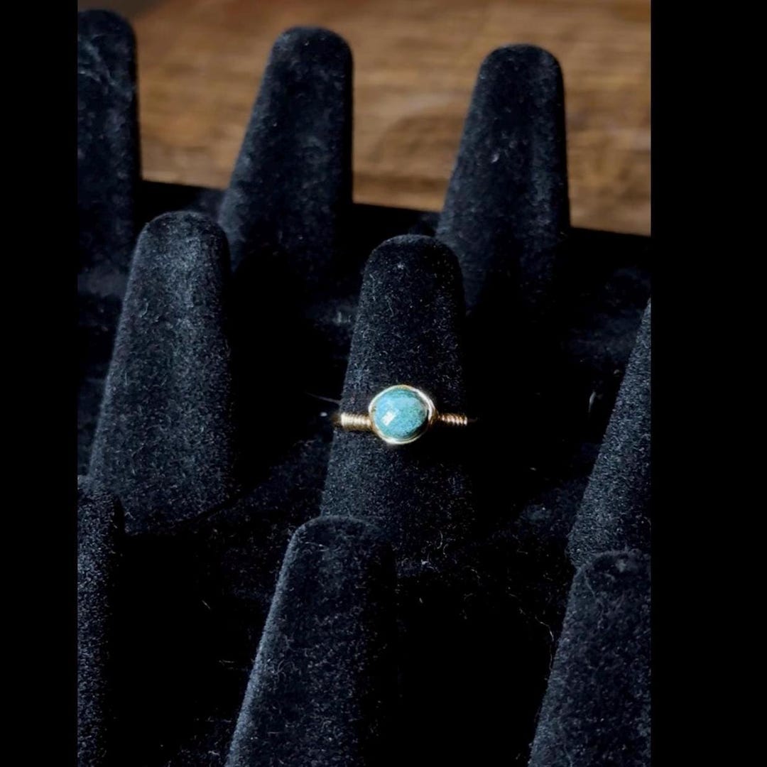 Azure Coil Ring - Etsy