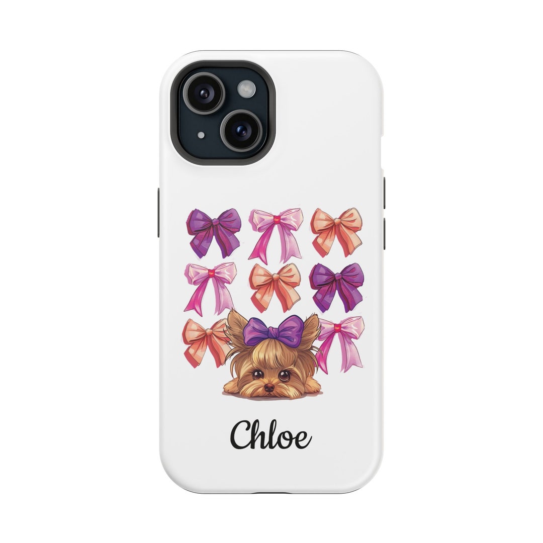 Super Cute Personalized Yorkie Cell Phone Impact-resistant Cases ...