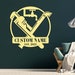 Custom Plumbing Metal Wall Art LED Light Personalized Plumber Name Sign ...