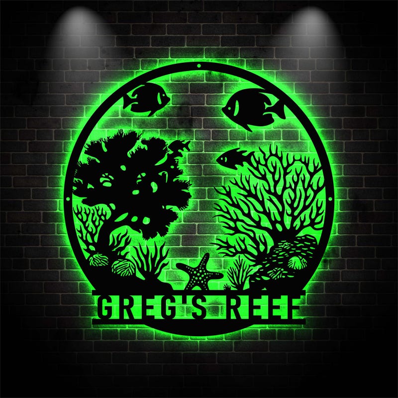 Metal Tank Name Sign - Etsy