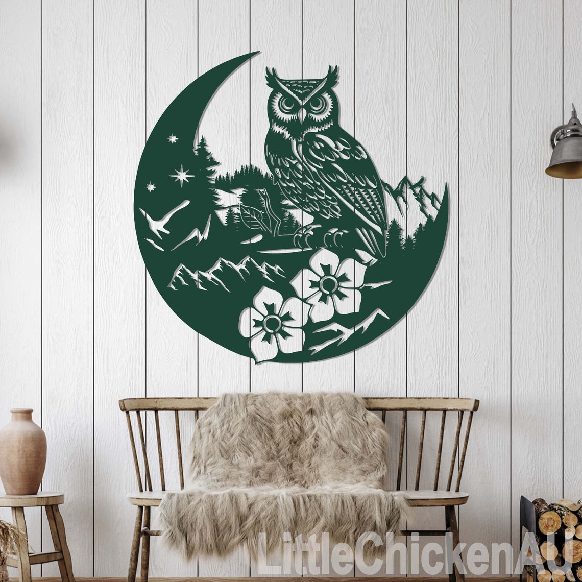 Owl Metal Sign, Owl Lover Sign, Metal Owl Sign,owl Gift Sign, Owl Metal ...