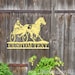 Harness Racing Metal Sign, Custom Harness Racing Metal Sign, Equestrian ...