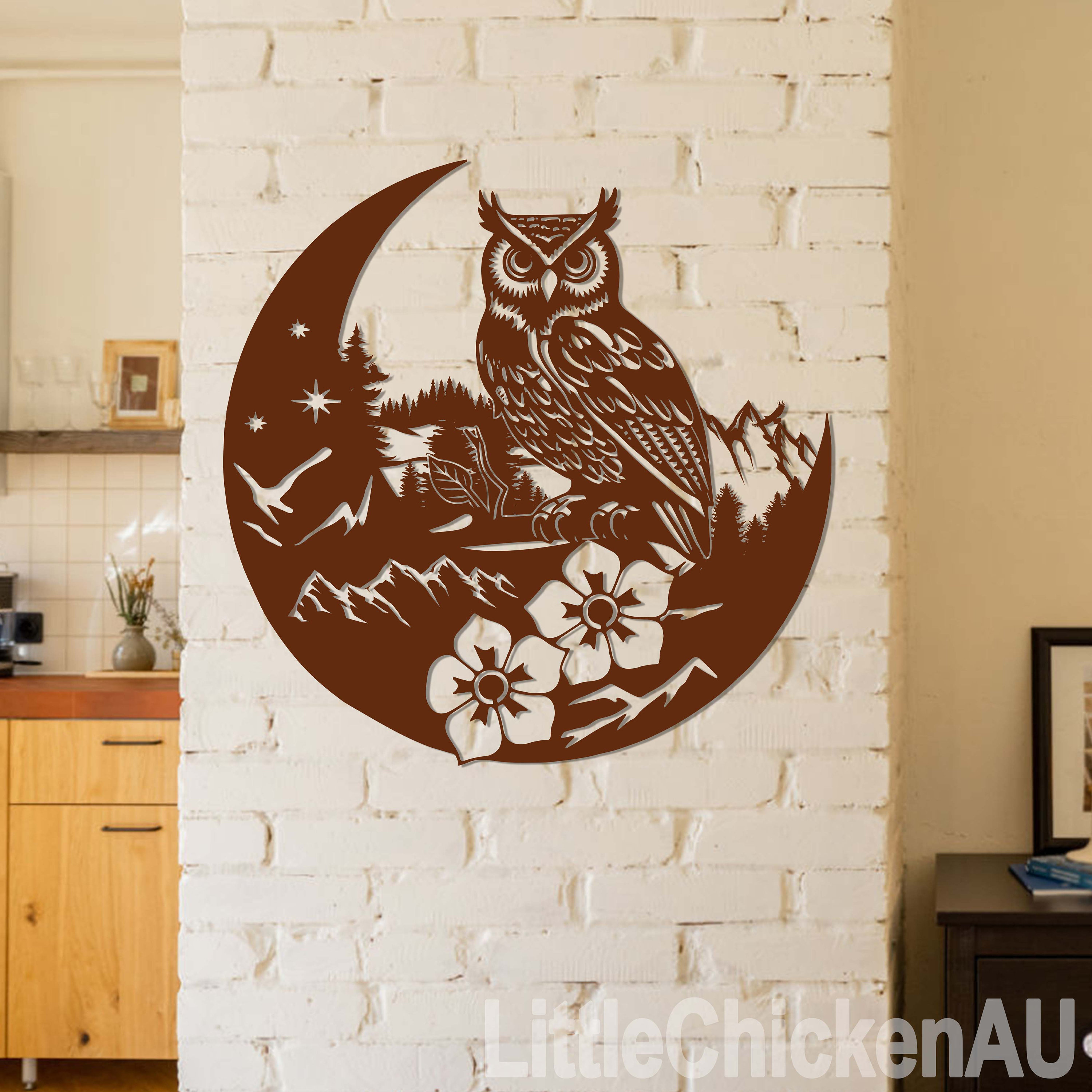 Owl Metal Sign, Owl Lover Sign, Metal Owl Sign,owl Gift Sign, Owl Metal ...