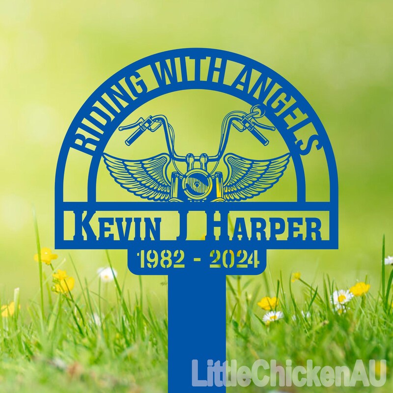 Biker Memorial Patch - Etsy