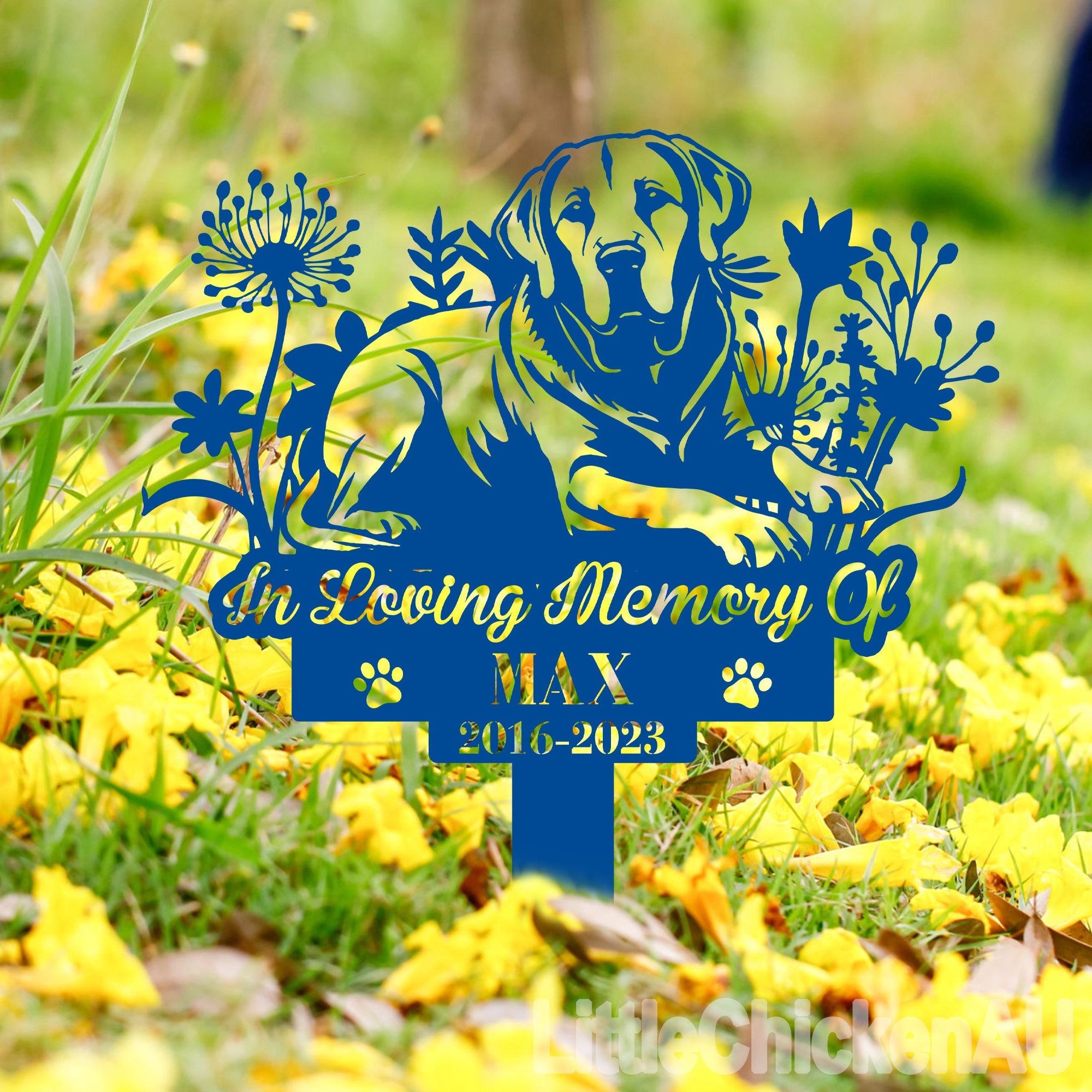 Personalized Labrador Retriever Memorial Stake, Labrador Retriever Sign ...