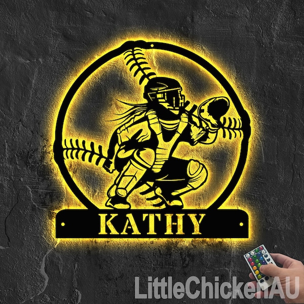 Softball Wall Art - Etsy