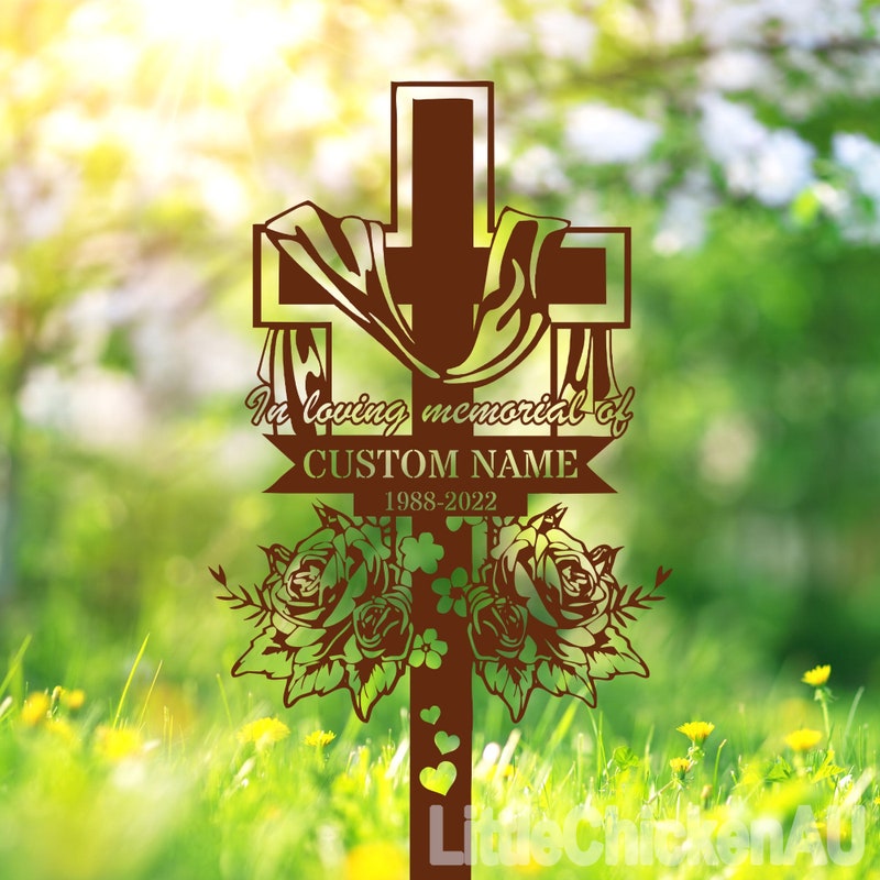 Roadside Memorial Cross - Etsy