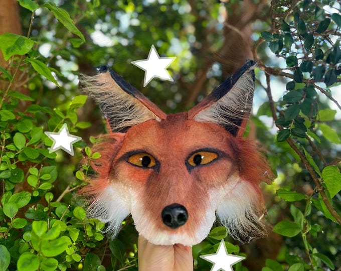 Red Fox Therian/cosplay Mask - Etsy