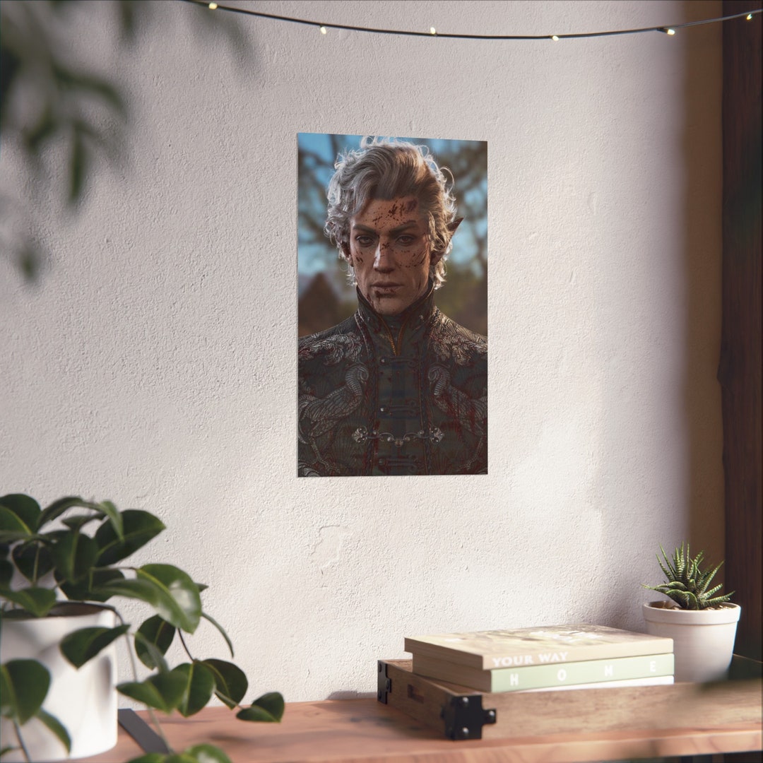 Astarion Poster, High Quality Print, Baldurs Gate 3, Bg3, Astarion ...