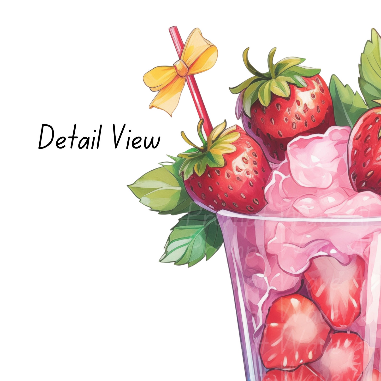 WATERCOLOR Summer Drinks Lemonade Clip Art, Cocktail Illustration, Ice ...