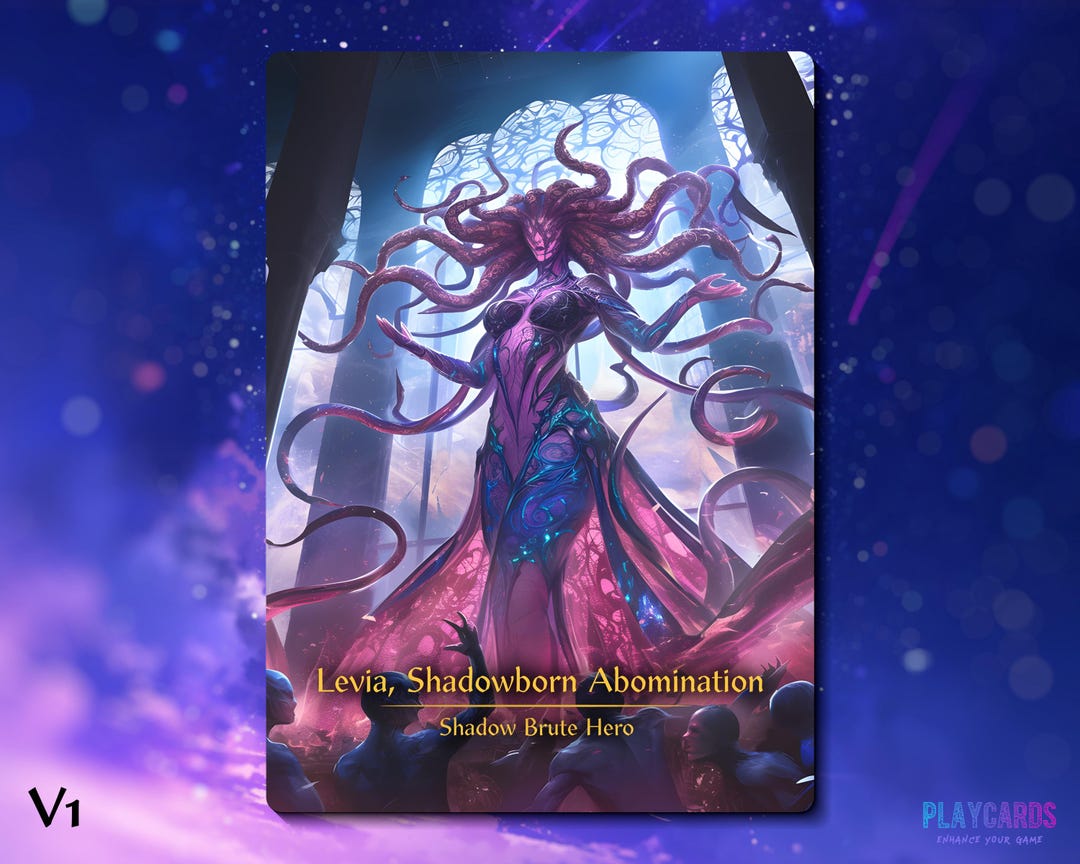 Levia, Shadowborn Abomination - Hero Alter - Proxies - Flesh and Blood - Etsy