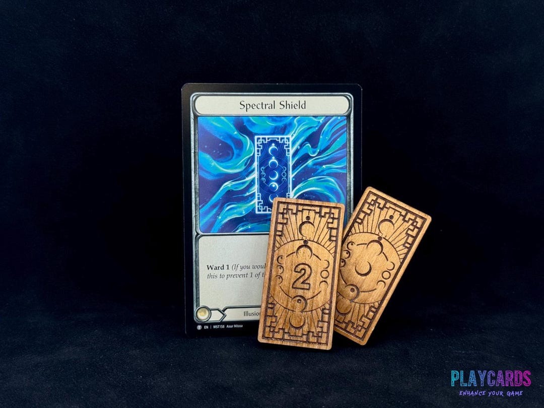 Flesh and Blood - Spectral Shield (MST Version) Wooden Token - Etsy