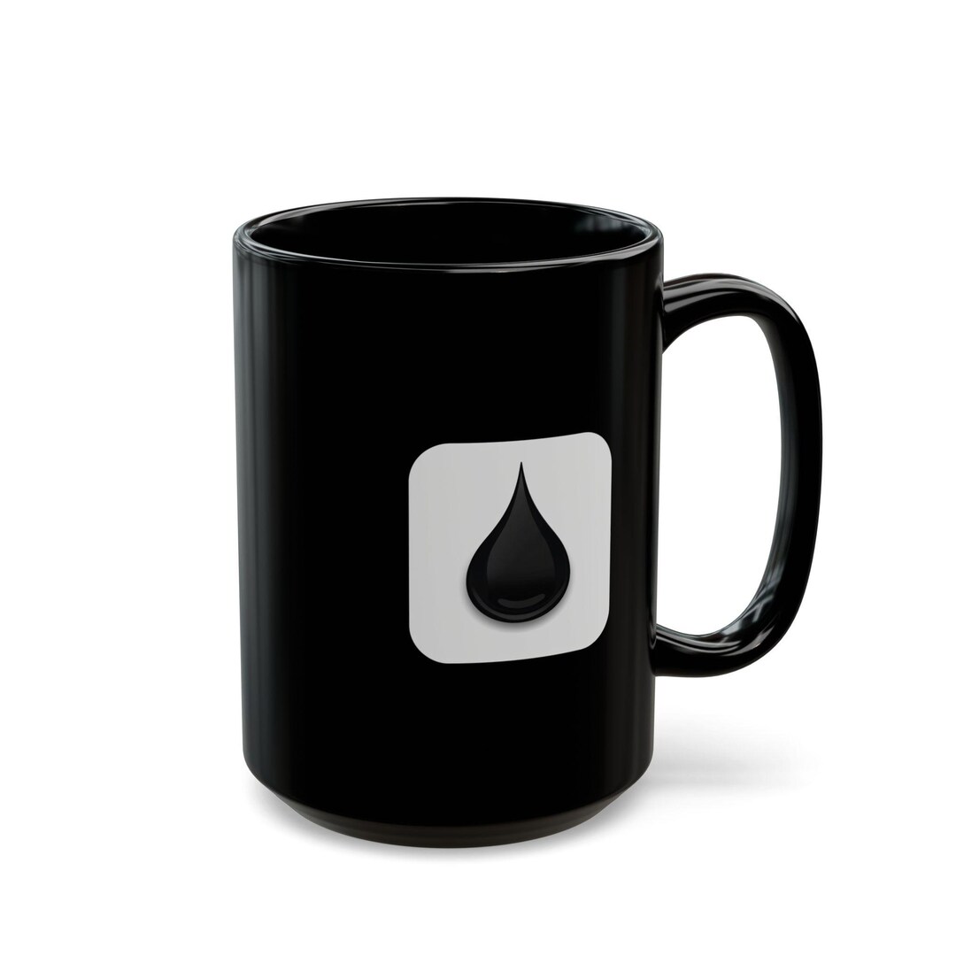 Mug, Severance Inspired Coffee Cup, Logo Design, Black Mug 11oz 15oz ...