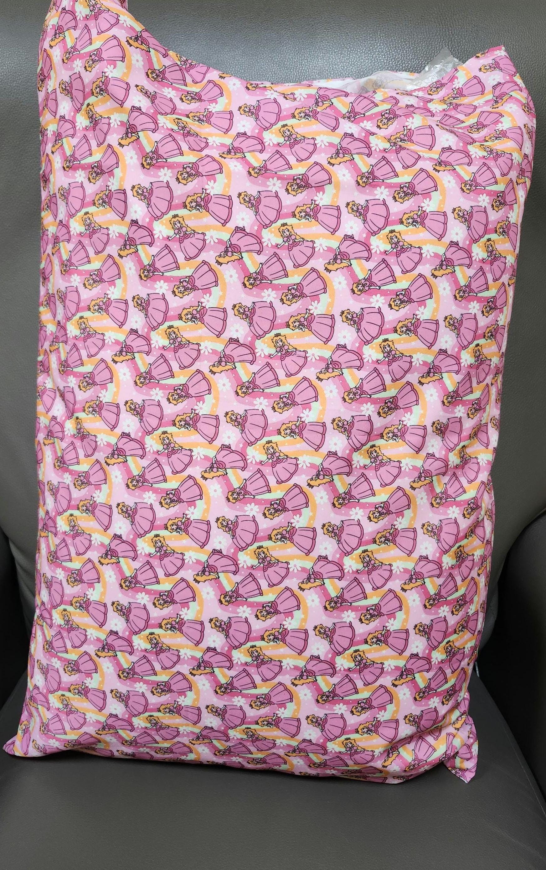 Princess Peach Comforter Style Blanket and Matching Pillow Case Set - Etsy