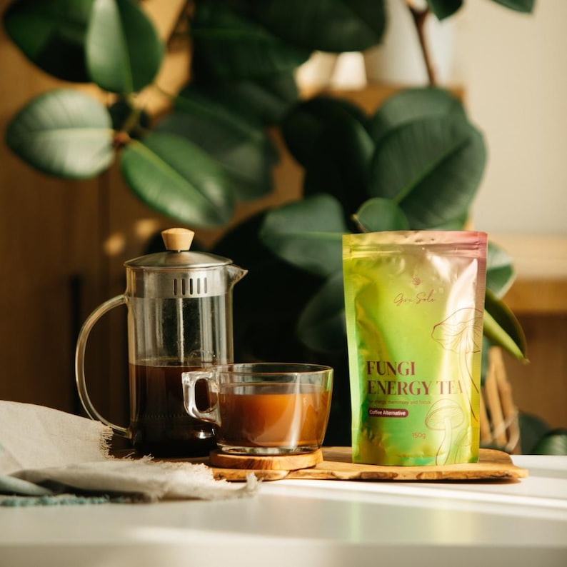 Fungi Energy Tea | Natural Mushroom Blend for Energy & Focus | Coffee ...