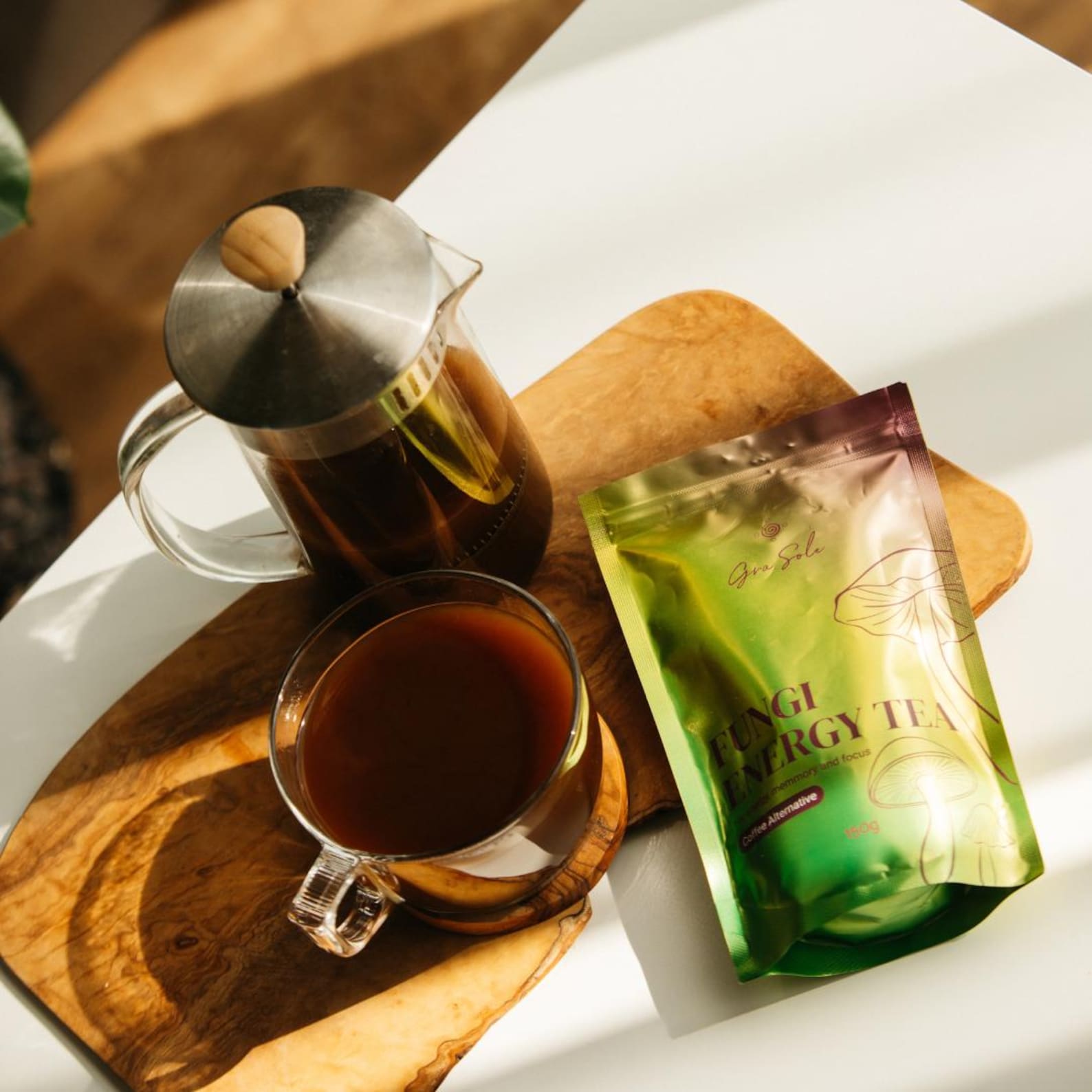 Fungi Energy Tea | Natural Mushroom Blend for Energy & Focus | Coffee ...