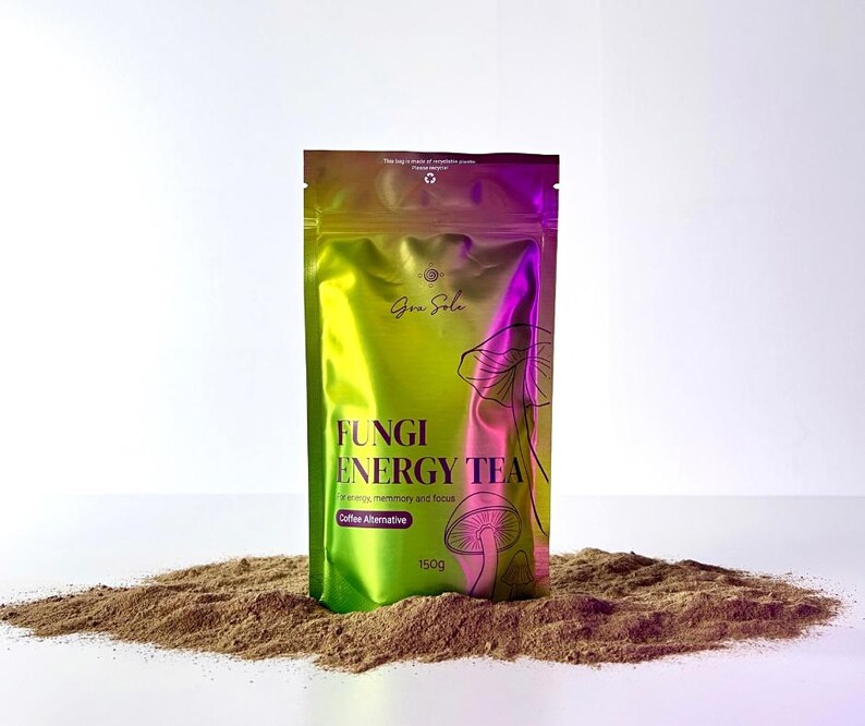 Fungi Energy Tea | Natural Mushroom Blend for Energy & Focus | Coffee ...