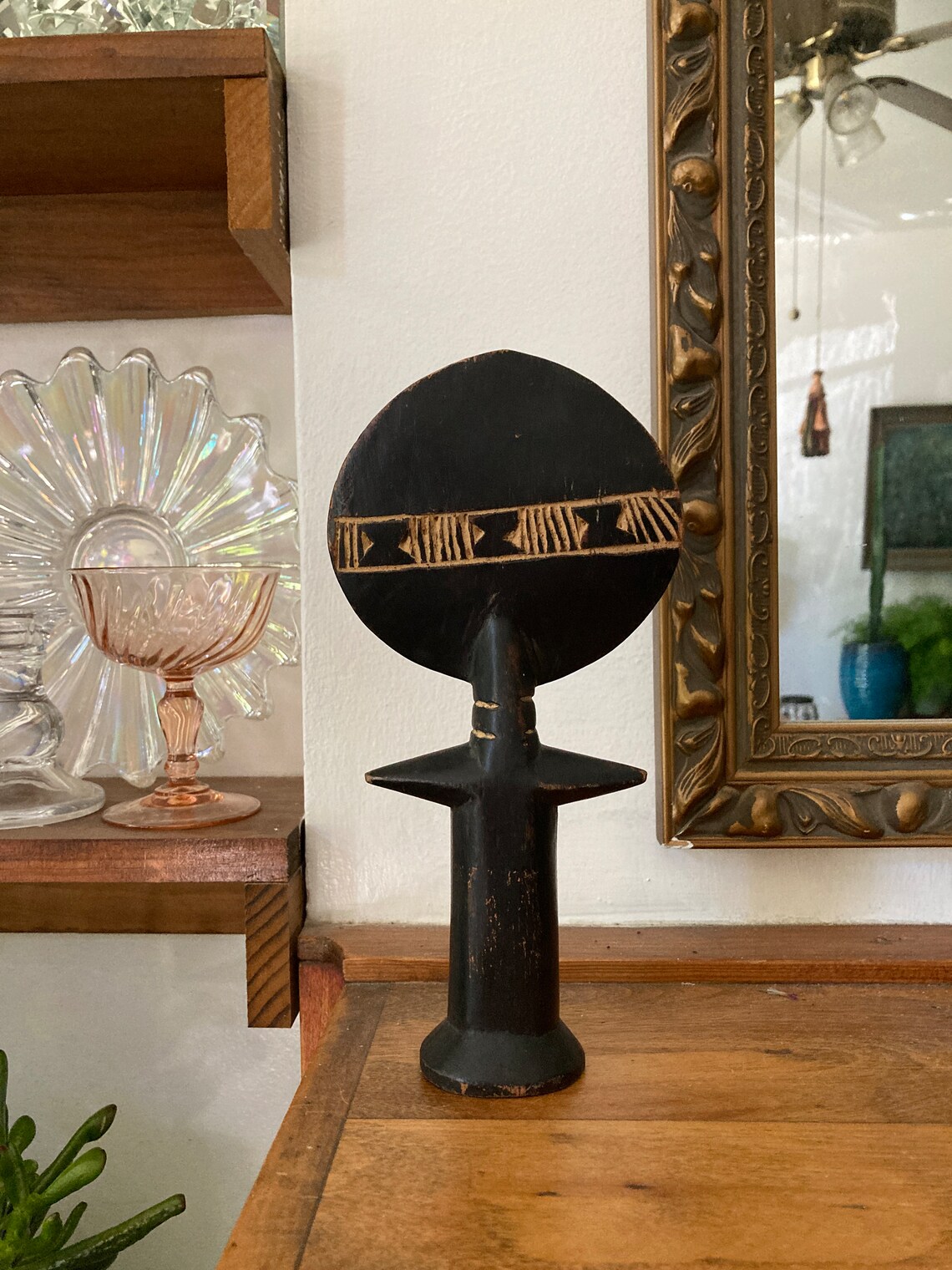 African Akuba Doll / African Fertility Doll Sculpture / From - Etsy