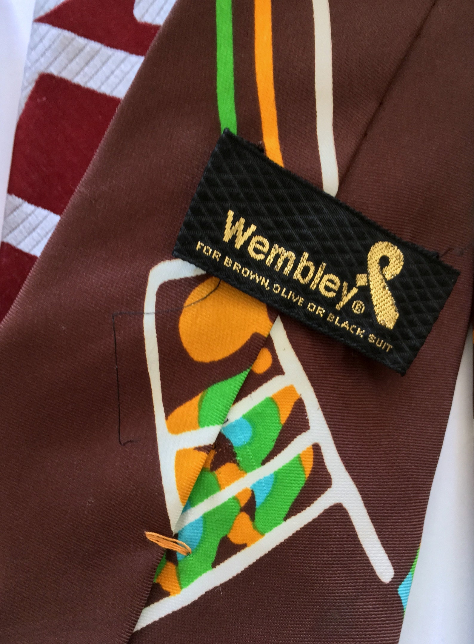Vintage 60s Mod Necktie Lot - Wide Hippie Ties - Famous Barr - Etsy