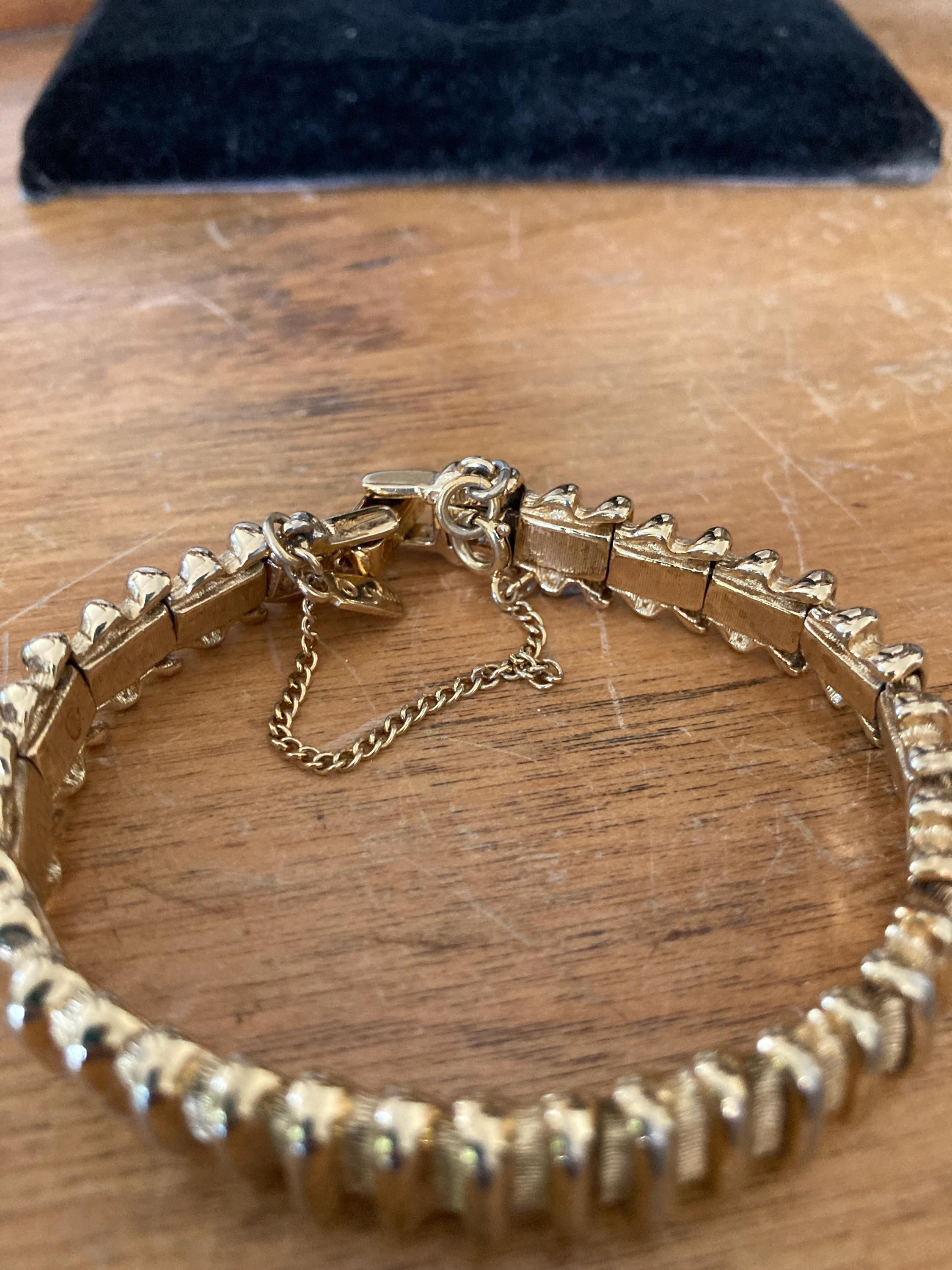 15, Bangle Stack, Pearls, Gold, Crystal, Married Metals, Vintage Monet ...