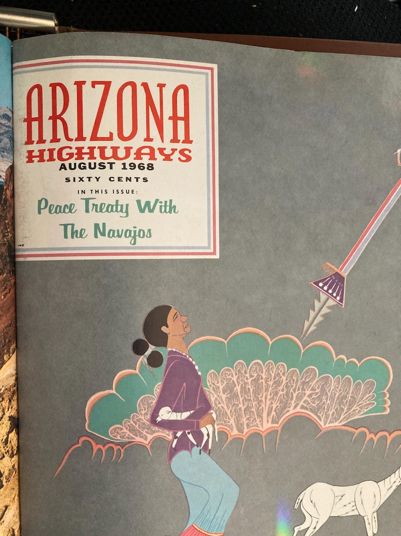 Vintage Arizona Highways Magazine: Complete Set From 1968 - Book - Etsy