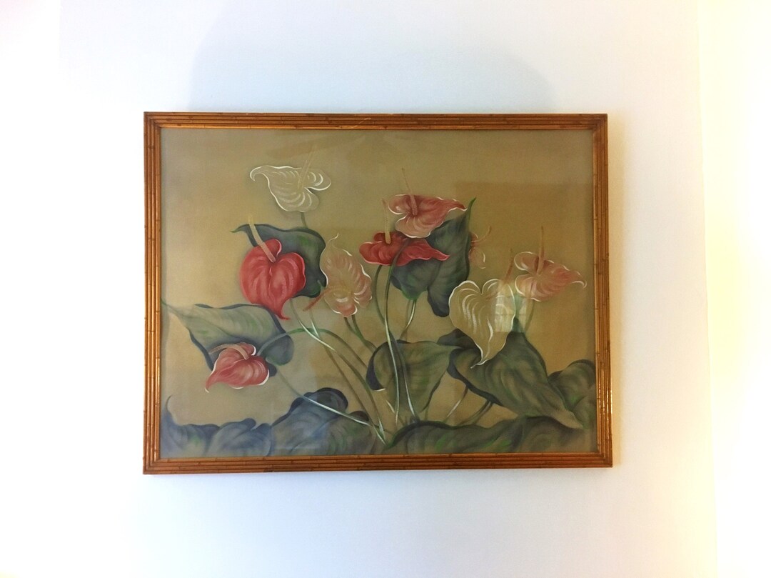 Tip Freeman Airbrush//hawaiian Airbush Art//anthurium//large Airbush ...