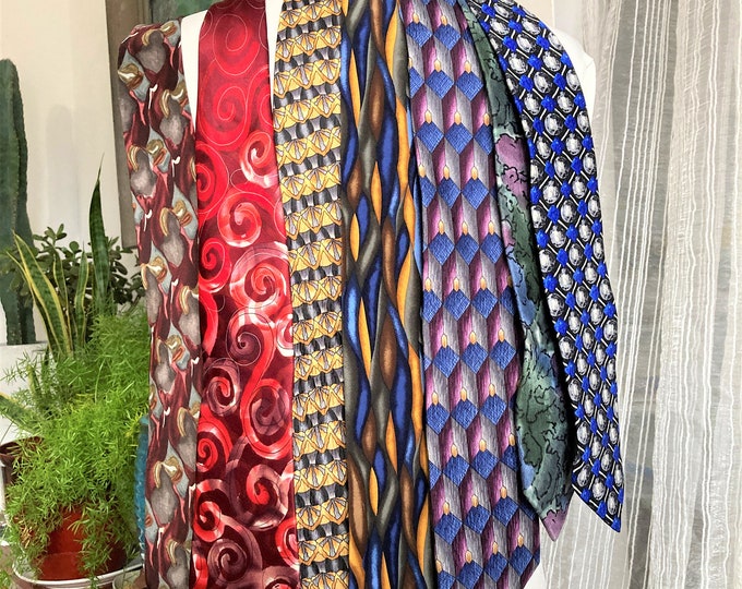 7/jerry Garcia Neckties/ Cocktail Collection/ Silk Neckties - Etsy