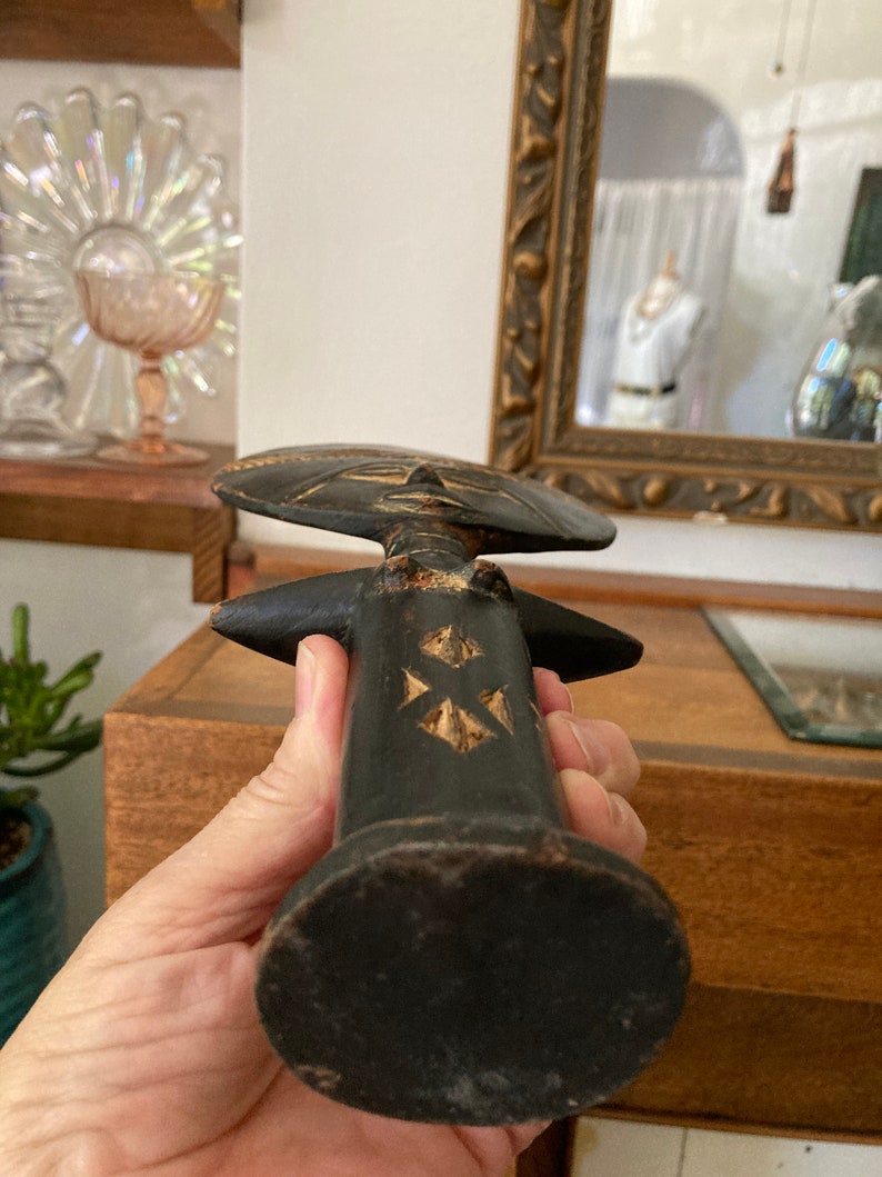 African Akuba Doll / African Fertility Doll Sculpture / From - Etsy