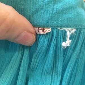 Vintage Patio Skirt/turquoise & Silver Ric Rac/size XS/ Circle - Etsy