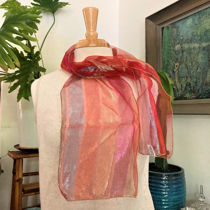 Metallic Scarf - Etsy