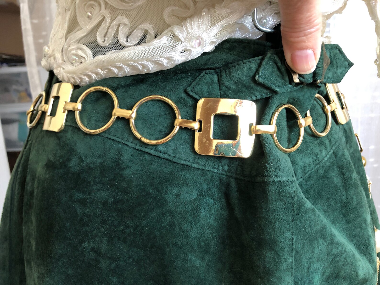 Gold Concho Belt//gold Chain Belt//size M to Xxl//hip | Etsy