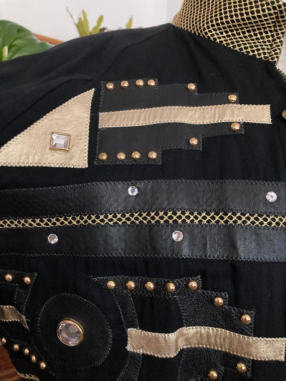 80s, Applique Jacket, Avant Garde Jacket, Size L, Stu… - Gem