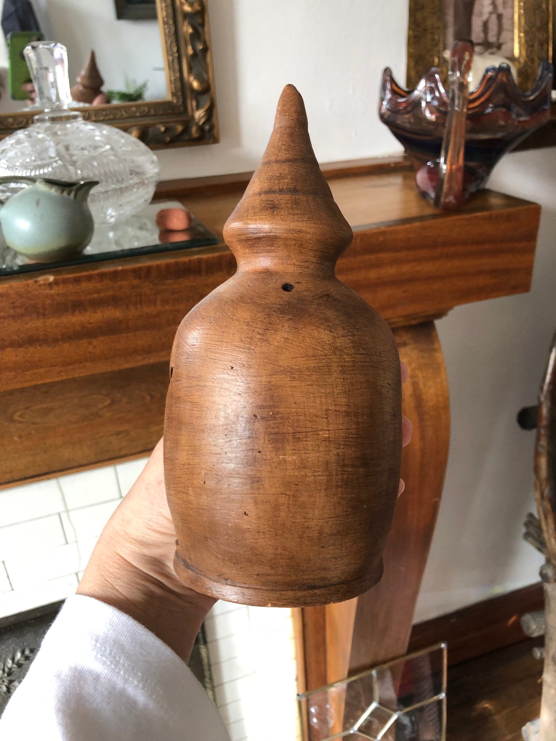 Oaxaca Mexico Pottery Lantern Face// Pottery Head//mexican - Etsy