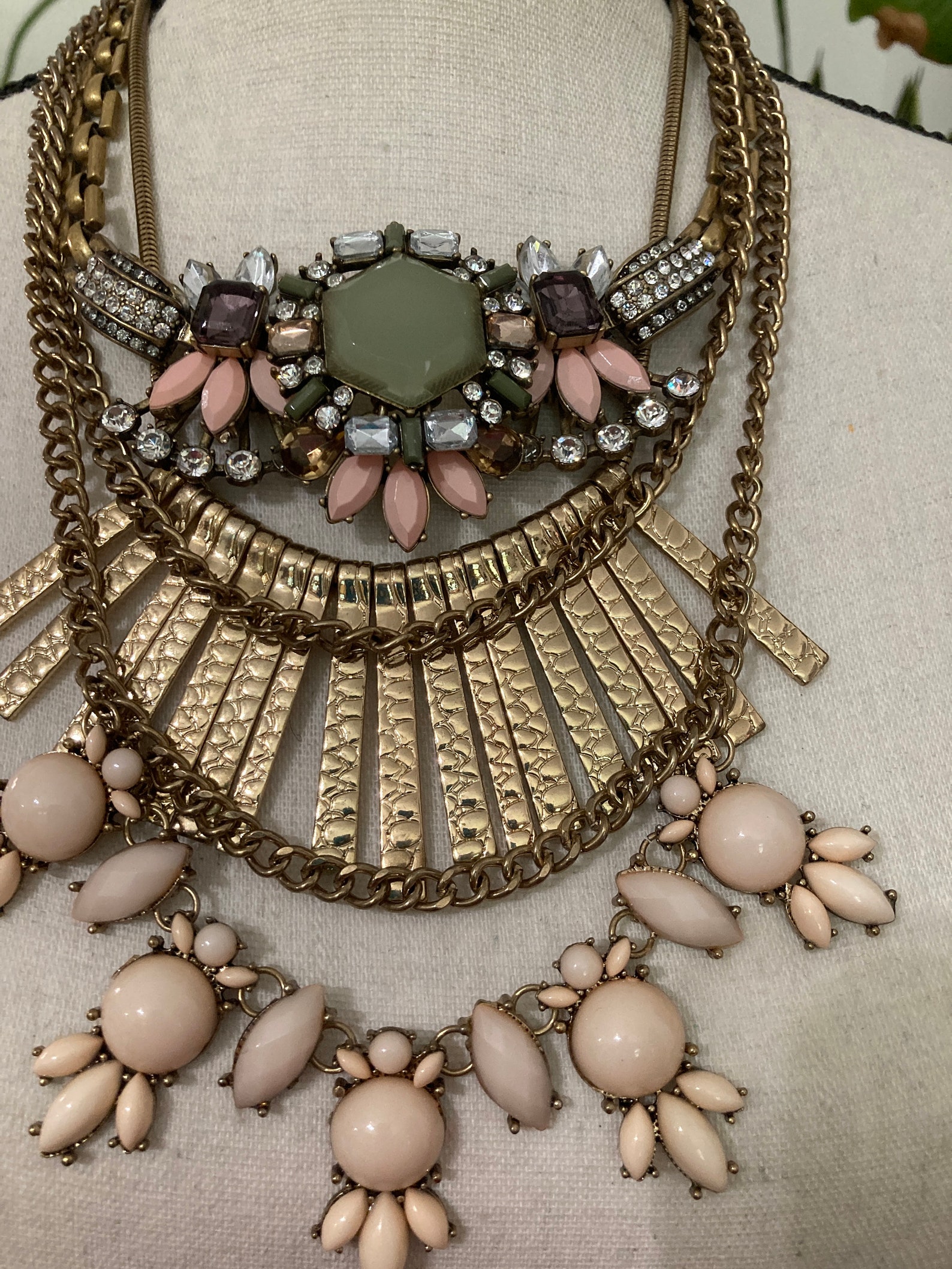 8, Layered Necklaces, Statement Necklace, Boho Necklace, Iris Apfel ...