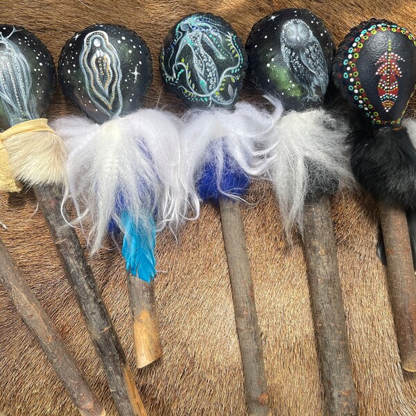 Shamanic Rattle - Etsy