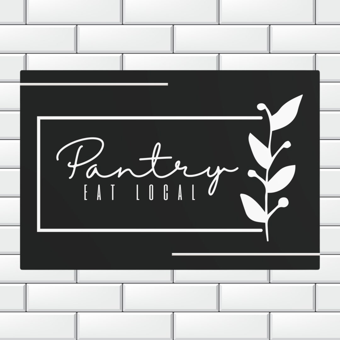Metal Pantry Signs, Eat Sign for Kitchen, Cute Kitchen Signs, Pantry ...