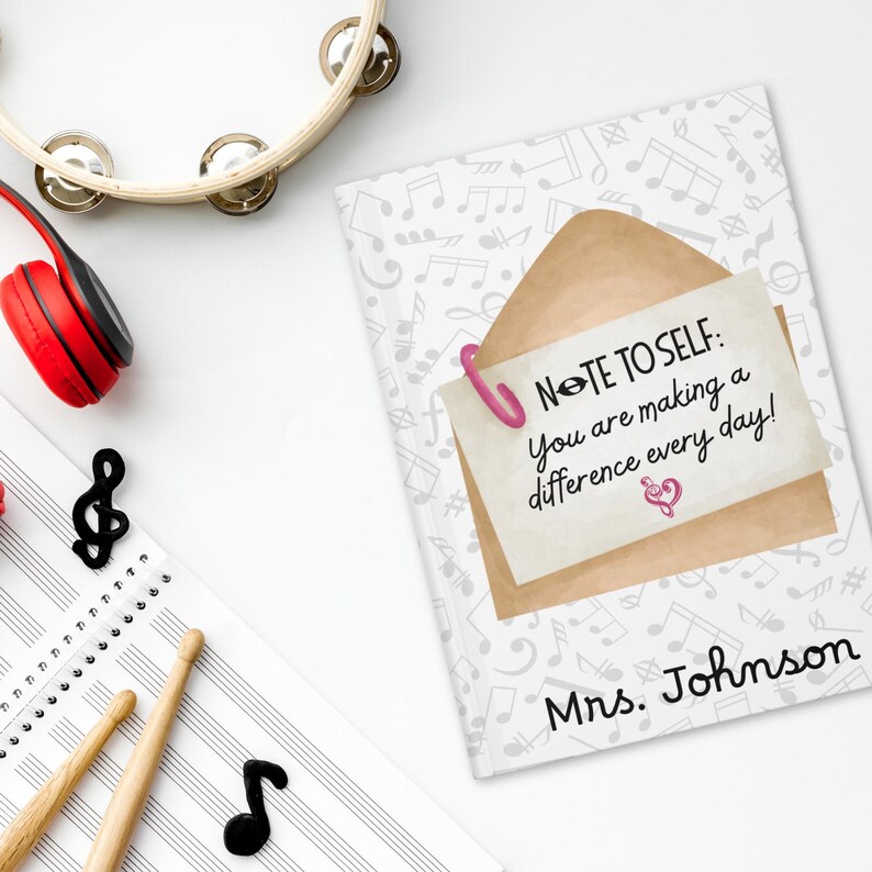 Personalized Journal End of Year Choir Teacher Appreciation Gift ...