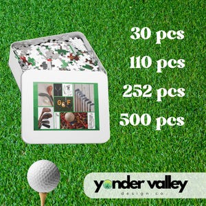 Golf Jigsaw Puzzle, Cool Golf Gift, Golf Lover Retirement, Unique ...
