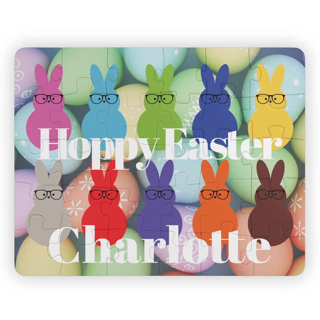 Personalized Easter Puzzle for Kids, Personalized Easter Basket Filler ...