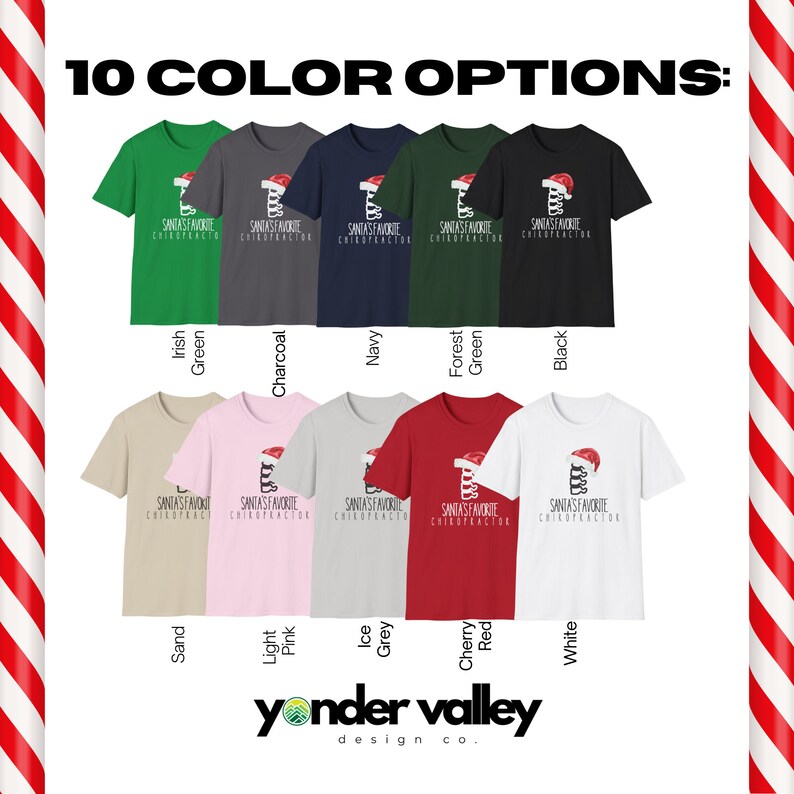 Santas Favorite, Chiropractic T Shirt, Chiro Tshirt, Chiropractor ...