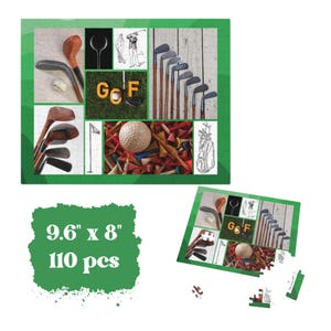 Golf Jigsaw Puzzle, Cool Golf Gift, Golf Lover Retirement, Unique ...