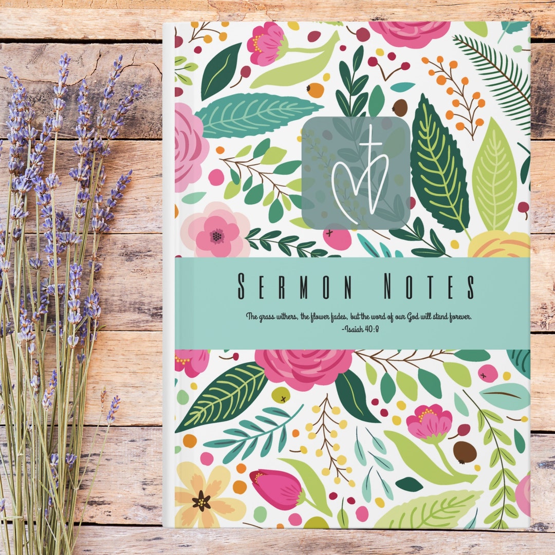 Sermon Notes Journal, Sermon Notes Print, Church Sermon Notes, Sermon ...