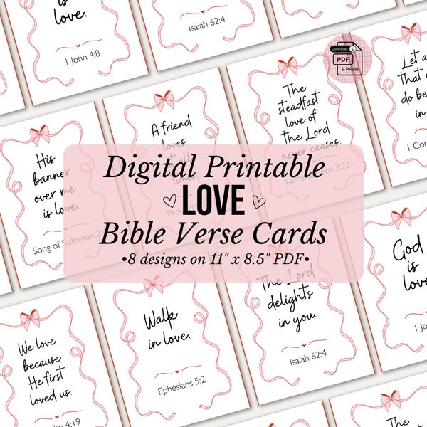 Bible Verse Cards - Etsy
