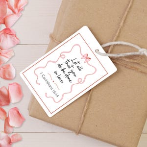 Digital Valentines Day Bible Verse Cards, God's Love Printable ...