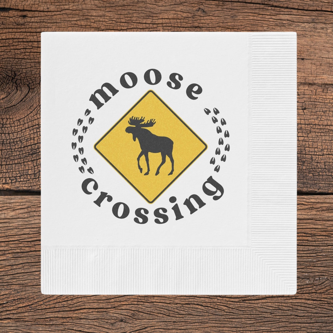 Moose Crossing, Moose Birthday, Lumberjack Party, Moose Decorations ...