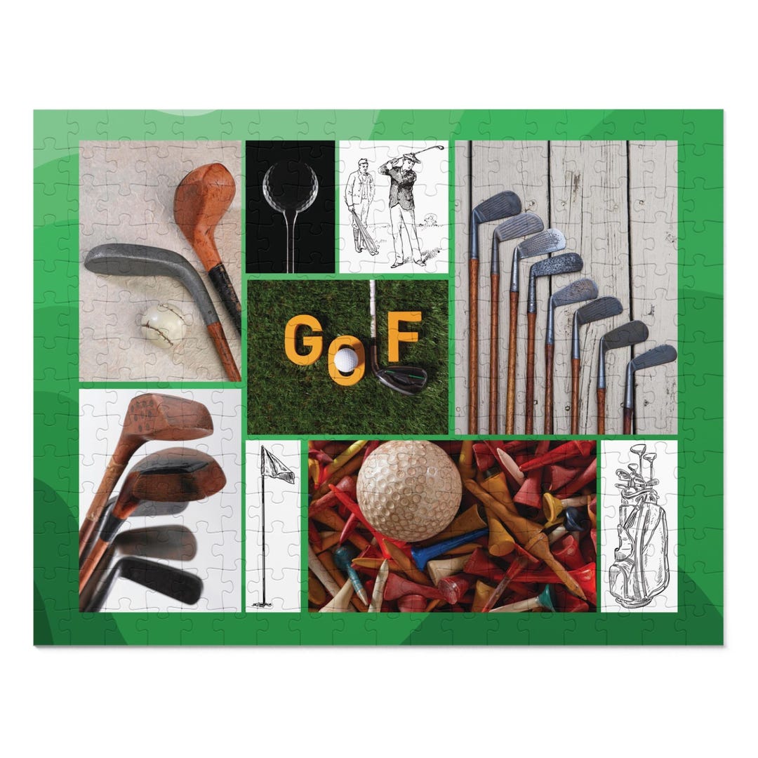 Golf Jigsaw Puzzle, Cool Golf Gift, Golf Lover Retirement, Unique ...
