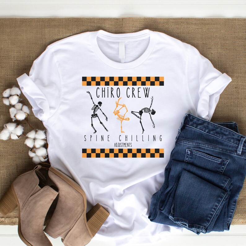 Chiropractor Halloween Shirt, Chiropractic Student Tee, Silly Skeleton ...