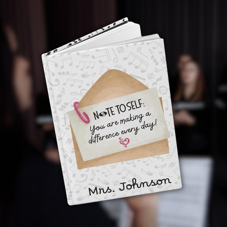Personalized Journal End of Year Choir Teacher Appreciation Gift ...